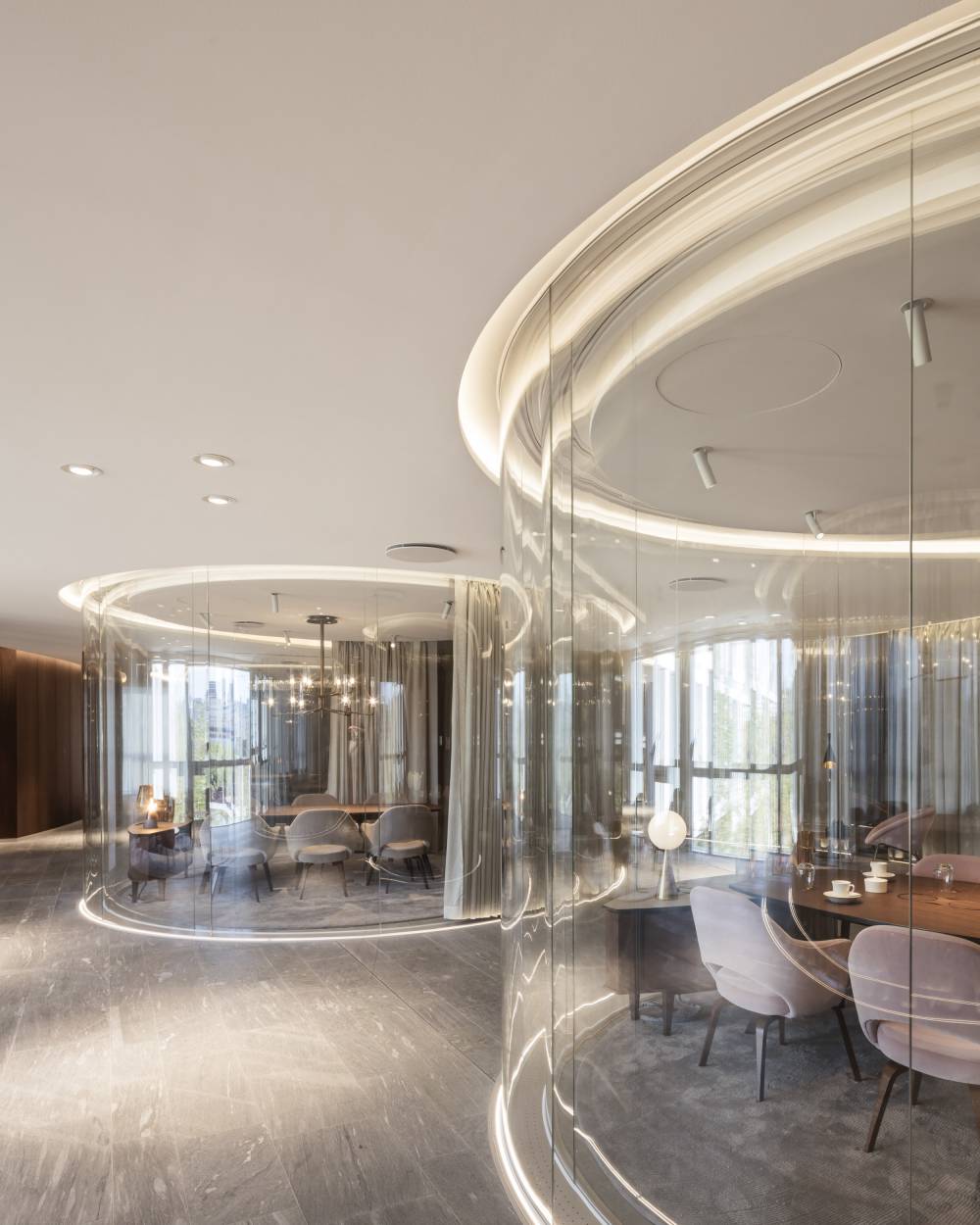 Reception area for a commercial bank — Ateliers 2/3/4/