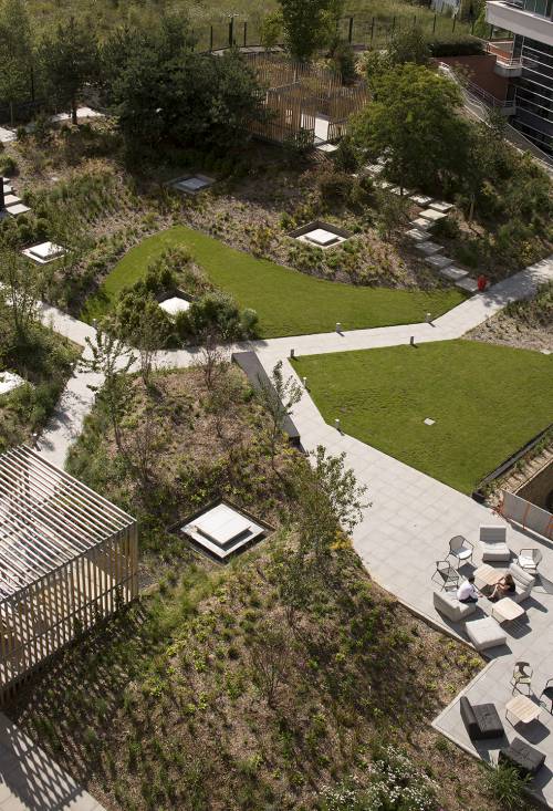 Landscaping of an office complex — Ateliers 2/3/4/