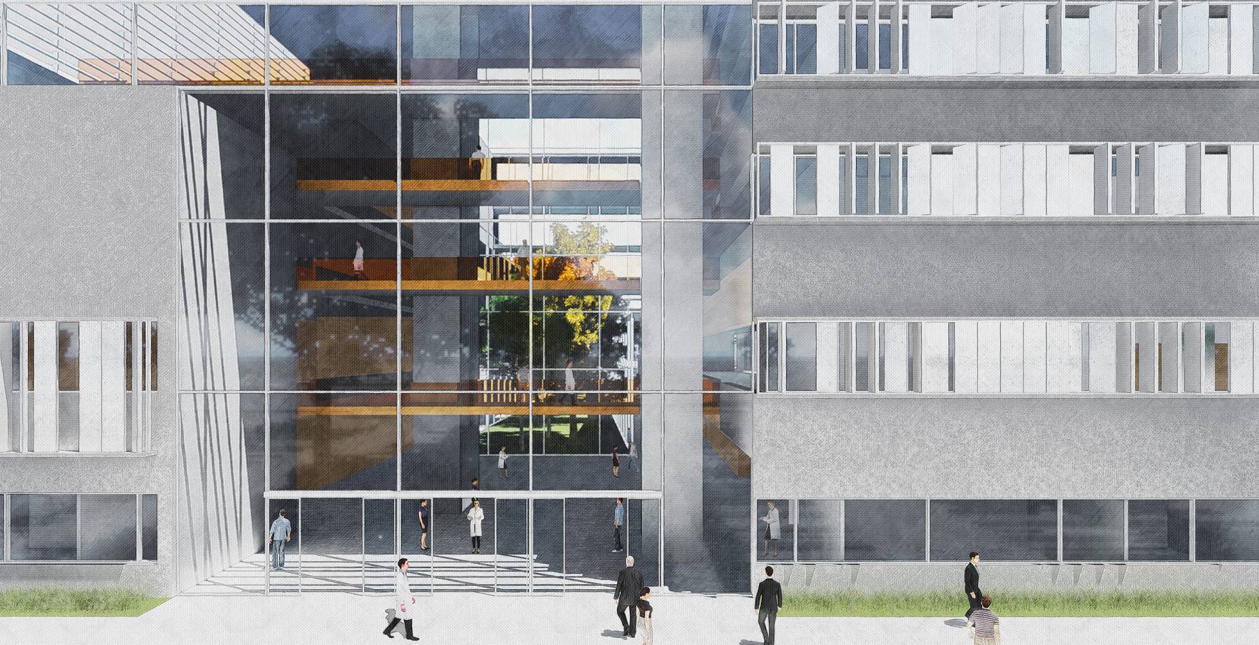 University Hospital of Caen — Ateliers 2/3/4/